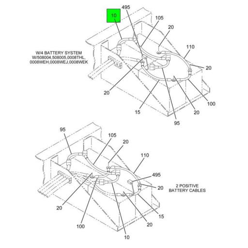3545881C91 Navistar International | Battery Interconnect Cable Non ...