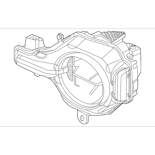P2DZ13008A Ford | Headlight - Left Front | Source One Parts Center