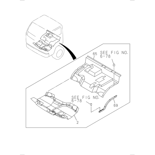 8-97996-784-0 Isuzu | Silencer Cab Flr Mat Asm | Source One Parts Center
