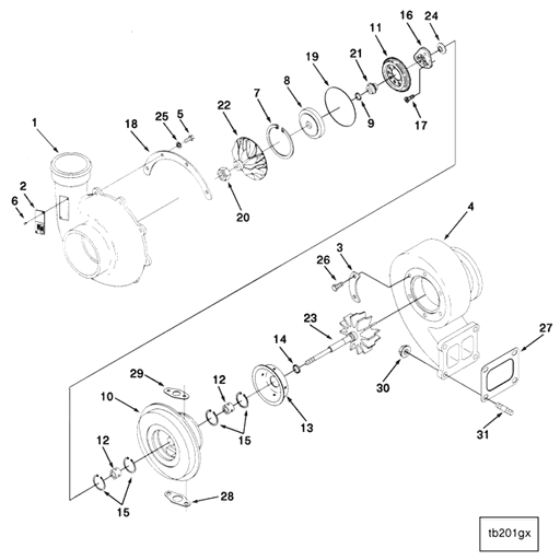 3803639 Cummins | Turbocharger Kit | Source One Parts Center