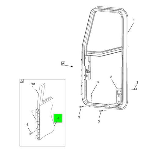 3513527C4 Navistar International | Left Outer Door Panel | Source One ...