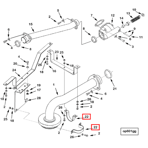 3031989 Cummins | Tube Clamp | Source One Parts Center