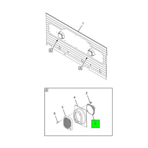 1680831C1 Navistar International | Radio Speaker Dual Cone 525 in 4 Ohm ...