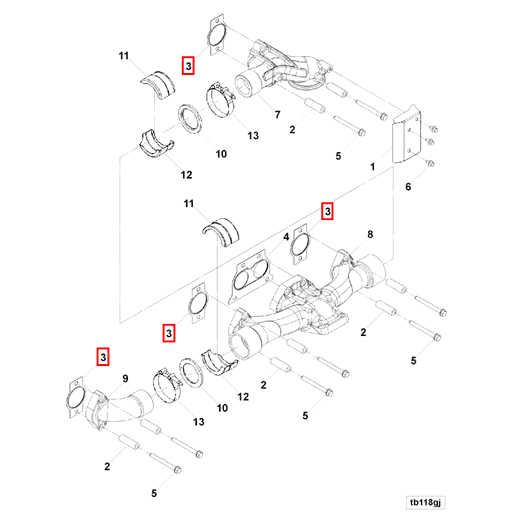 3682710 Cummins | Exhaust Manifold Gasket | Source One Parts Center