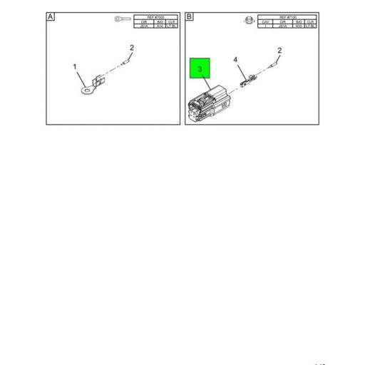 3950690C1 Navistar International | Body Connector Male 2-Way MX150 ...