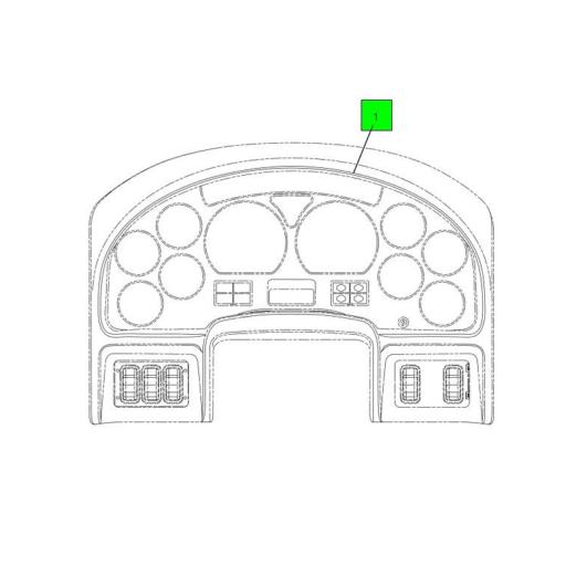 3554428C91 Navistar International | Instrument Cluster Housing N/PRNDL ...