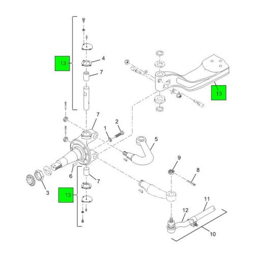 R201605 Navistar International | King Pin Kit | Source One Parts Center