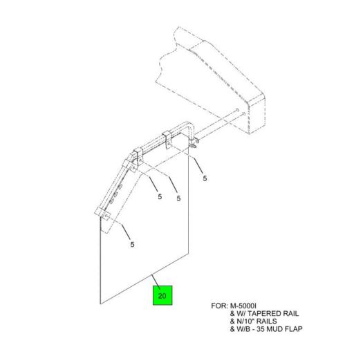 2029328C4 Navistar International | GUARD MUD FLAP LEFT | Source One ...