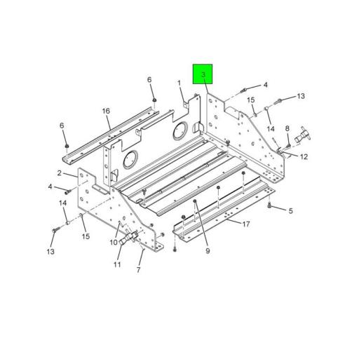 3753064C4 Navistar International | Support Side Plate 30-Inch Aluminum ...