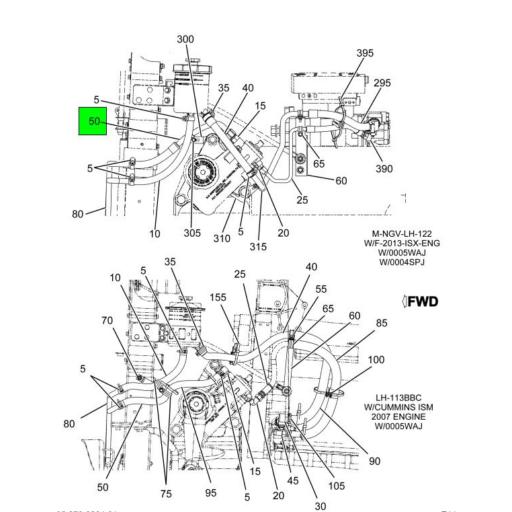 4045028C1 Navistar International | Power Steering Hose Assembly ...