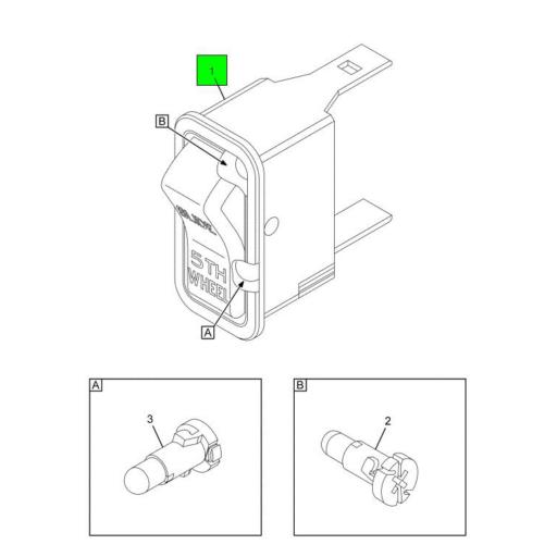 3825701C1 Navistar International | Electronic 5th-Wheel Slide Switch ...
