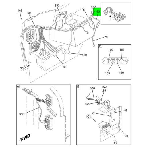 3562580C91 Navistar International | Harness Jumper With 813AAV/813AA ...
