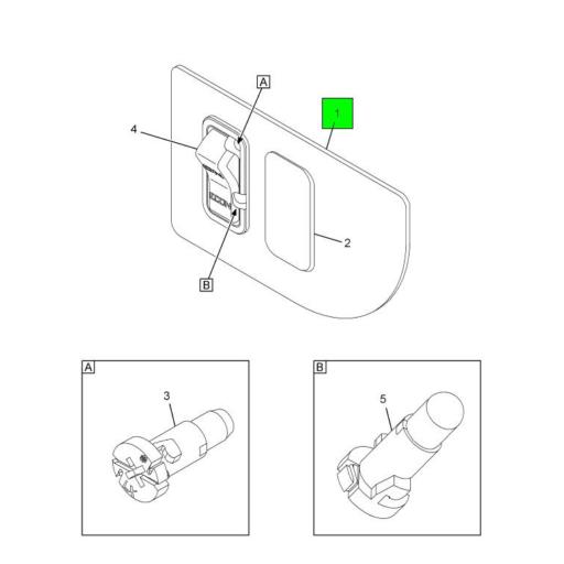 3611872C93 Navistar International | Right-Side Switch Housing with ...