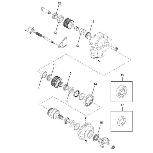 1695391C91 Navistar International | Kit Differential Bearing and Seal ...
