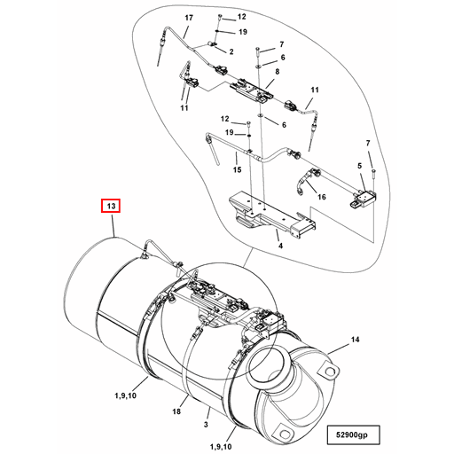 2880502RXCUM Kenworth | Inlet Catalyst Module | Source One Parts Center