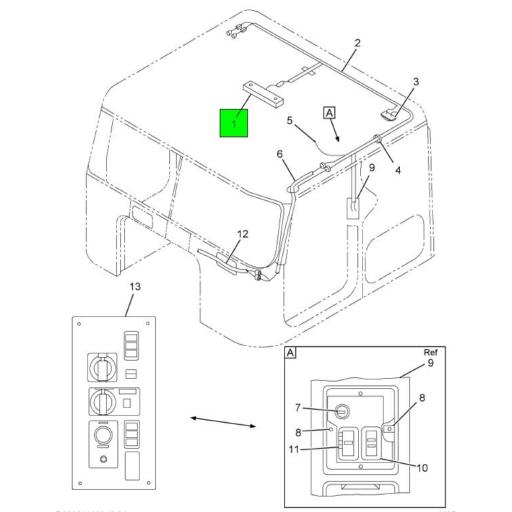 2524352C91 Navistar International | Fluorescent Sleeper Bunk Dome Light ...