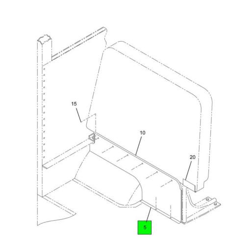 443267005 IC Bus | MODESTY- PANEL 30 BARRIER RIGHT HAND | Source One ...