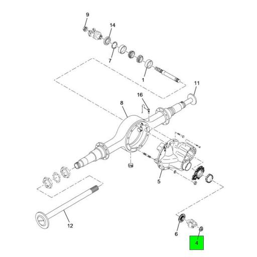 ETN0131095 Navistar International | Pinion Nut | Source One Parts Center