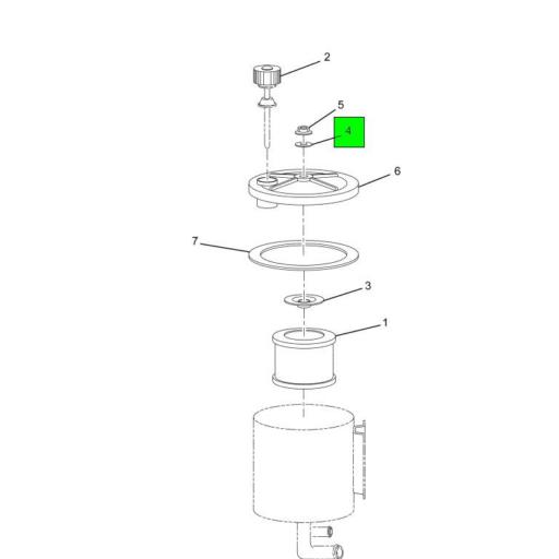 1698965C1 Navistar International | Reservoir Cover Stud Gasket | Source ...