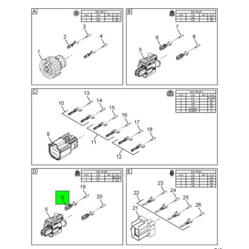 3689959C1 Navistar International | Bosch BDK 28 Terminal Gold - 10 Pack ...