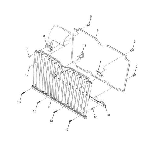 3579747C91 Navistar International | Grille Assembly with Bug Screen ...