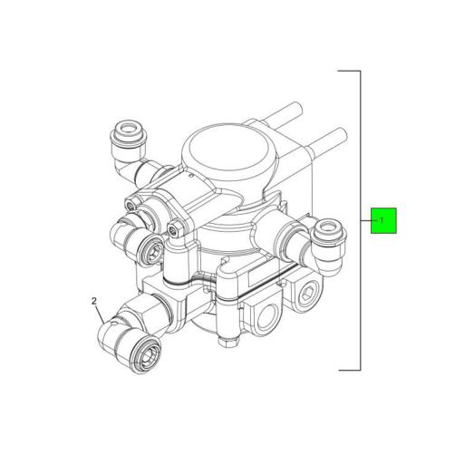 2596561C91 Navistar International | Brake Control Valve SR-7 | Source ...