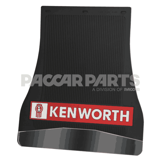 MD-K93CF Kenworth | Mud Flap Black with Chrome Wght | Source One Parts ...