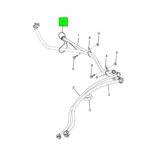 3599896C1 Navistar International | Dual Clamp Cable Lock Strap 16 in ...