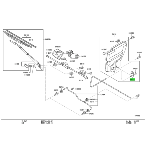 MK545122 Mitsubishi FUSO | Windshield Washer Motor | Source One Parts ...