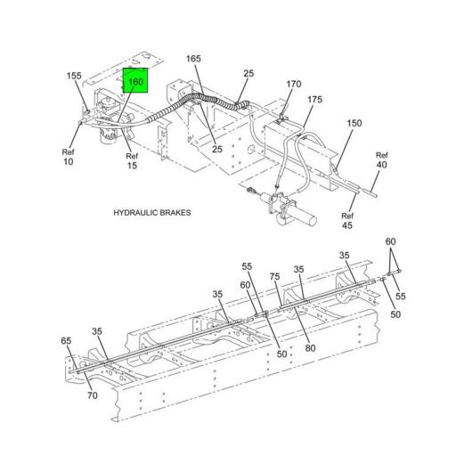 2041500C1 Navistar International | Power Steering Hose Assembly ...