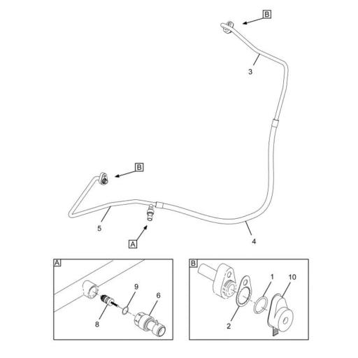 3583184C92 Navistar International | Condenser to Evaporator Hose ...
