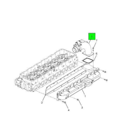 1873322C92 Navistar International | Duct Assembly Inlet Air and EGR ...