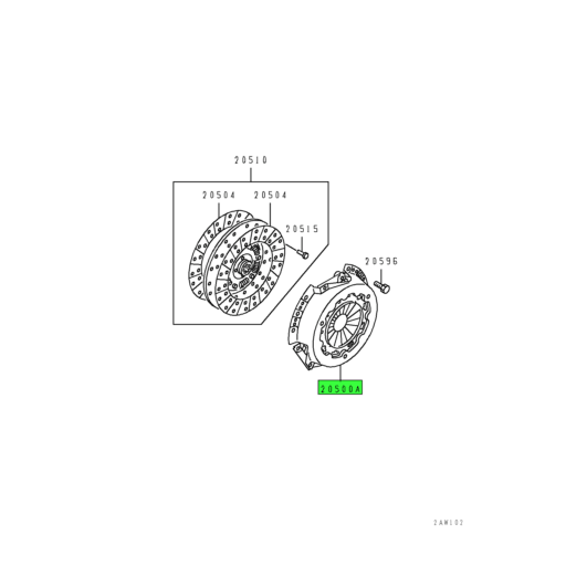 ME512211 Mitsubishi FUSO | Clutch Cover Assembly | Source One Parts Center