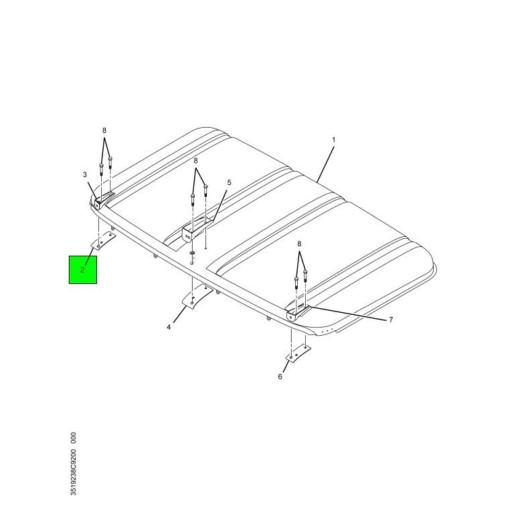 3516969C1 Navistar International | Right Air Deflector Mount ...