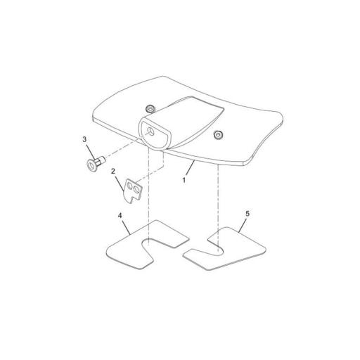 3594835C98 Navistar International | Left Sunshade Support Assembly ...