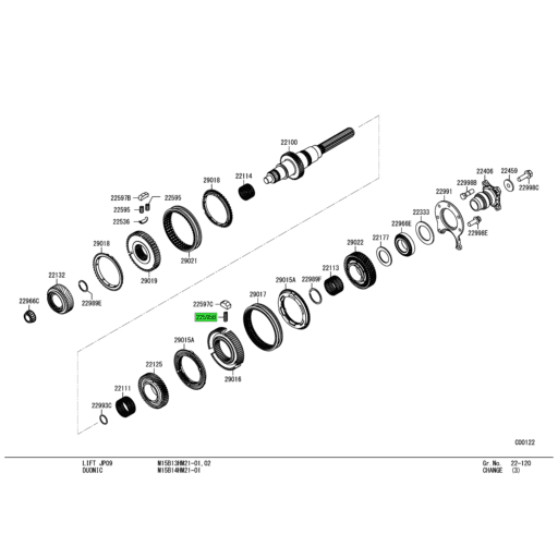 ME610061 Mitsubishi FUSO | Manual Transmission Synch Key Spring ...