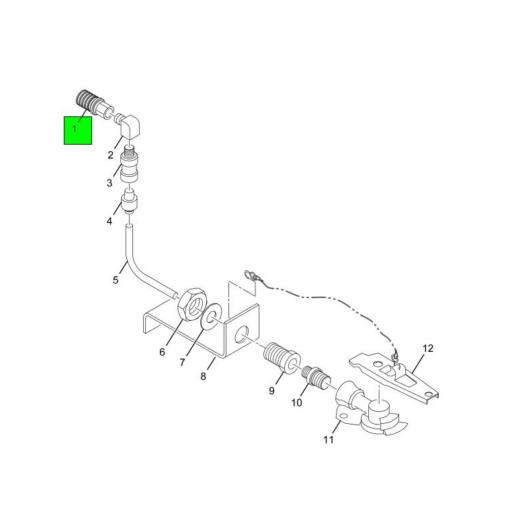 3564681C1 Navistar International | Hose Connector Quick-Connect 1/4 in ...