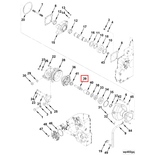 205158 Cummins | Water Pump Shaft | Source One Parts Center