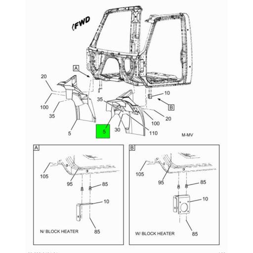 4112903C95 Navistar International | Front Fender Extension Right ...