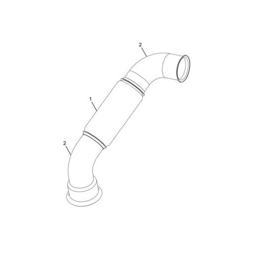 3995976C92 Navistar International | Turbocharger Pipe Assembly | Source ...