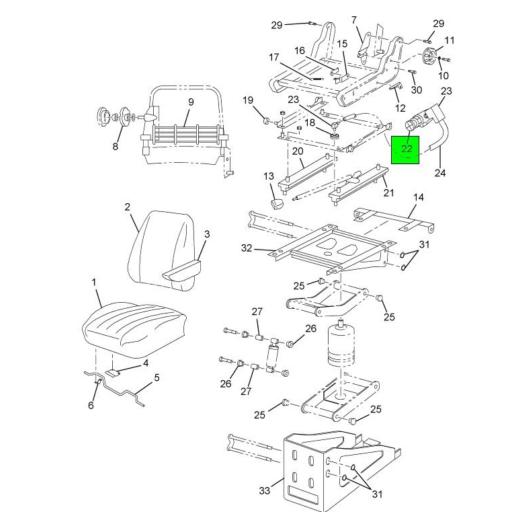 337090C91 Navistar International | Air Level Seat Valve | Source One ...