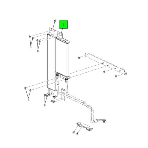 2508806C91 Navistar International | COOLER TRANSMISSION OIL ...