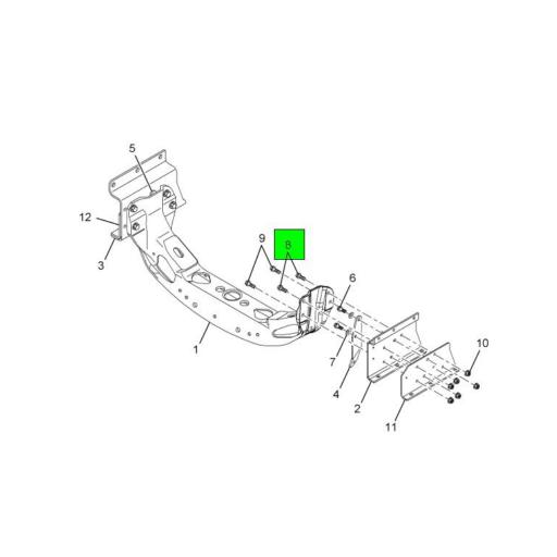 30745R2 Navistar International | Flange Bolt M12 x 35 mm - 21 Pack ...