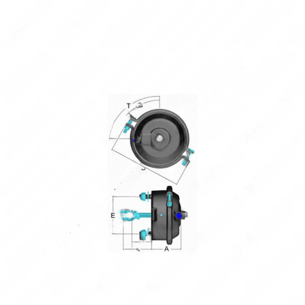 SC30L Haldex | Chamber - T30 300 1000 Welded Clevis | Source One Parts ...