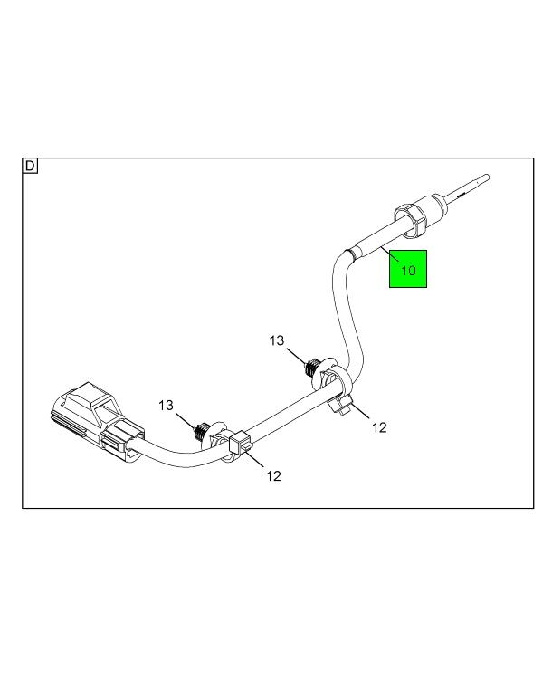 1870271C1 Navistar International | Exhaust Gas Temperature Sensor 850 C ...
