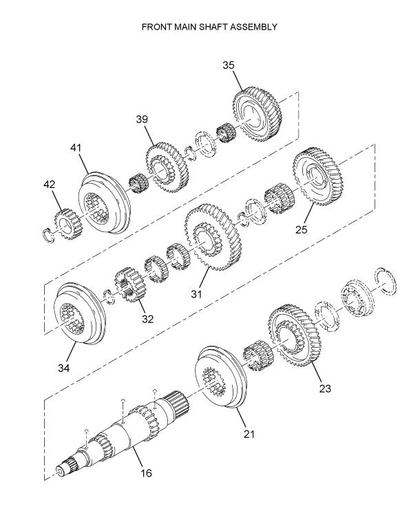 3663460C91 Navistar International | Spicer ESO66-7B Transmission with ...