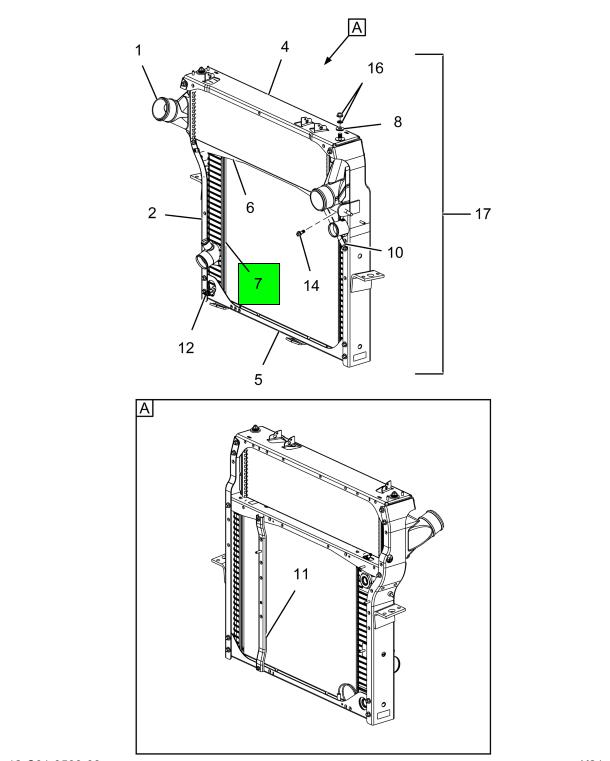 2522436C91 Navistar International | Radiator Assembly with In-Tank Oil ...