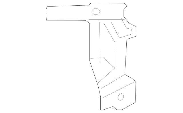 D2BZ8310A Ford | Radiator Support Air Deflector Side Panel - Right 16L ...