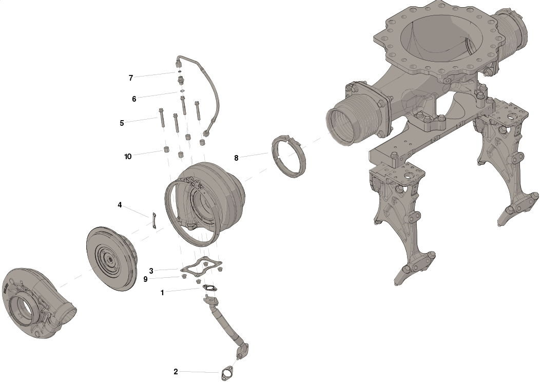 3786385 | Cummins® | Turbocharger Gasket Kit | Source One Parts Center
