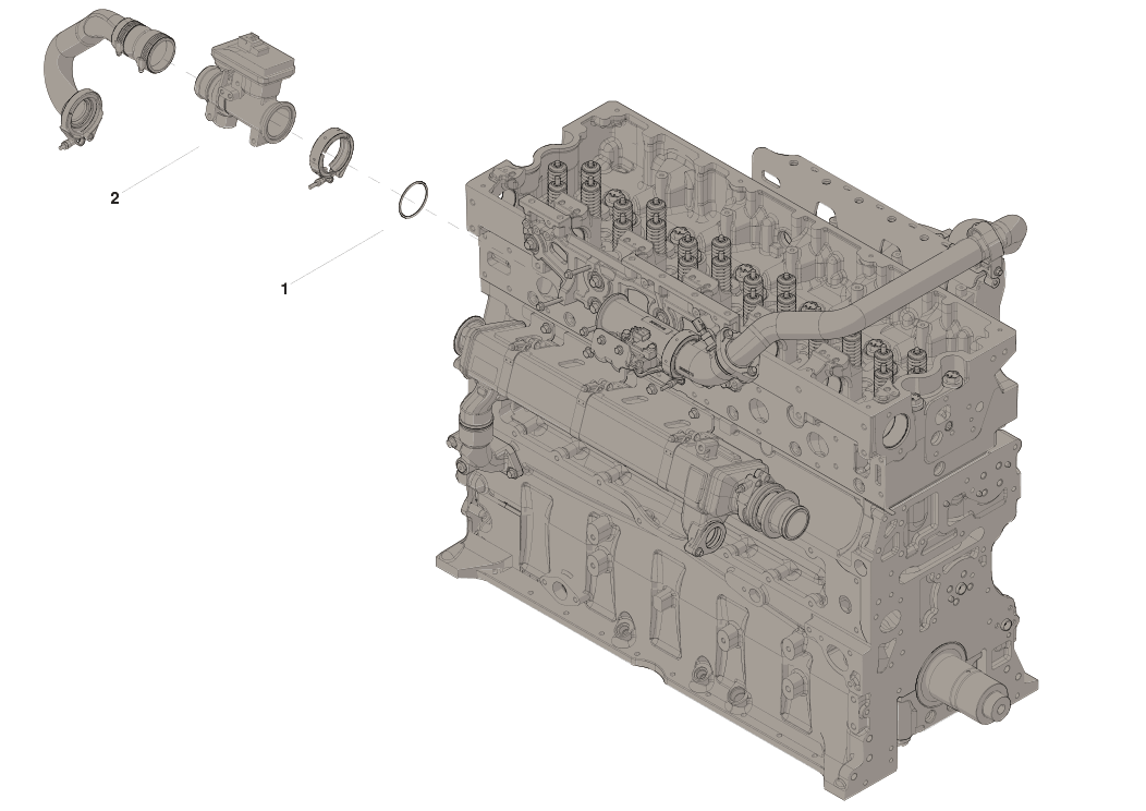 5406049 | Cummins® | Exhaust Recirculation Valve Kit | Source One Parts ...